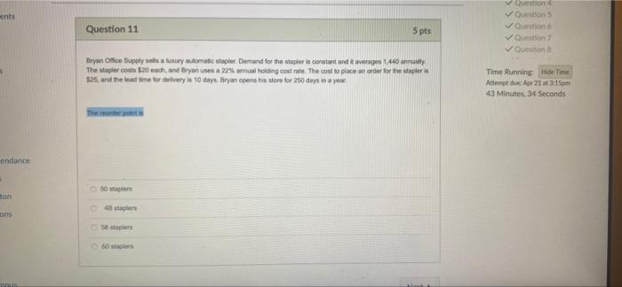 Solved ents Question 11 Spts ||||||||| & Questions Ouestion | Chegg.com Solved ents Question 11 Spts ||||||||| & Questions Ouestion | Chegg.com