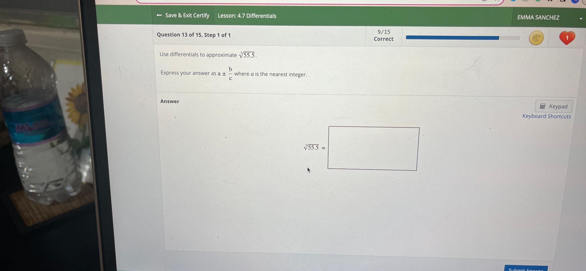 Solved larr Save & Exit CertifyLesson: 4.7 | Chegg.com