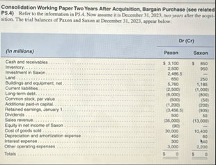 Consolidation Working Paper Two Years After | Chegg.com