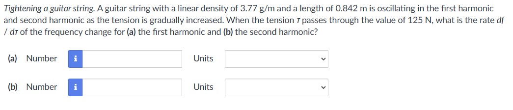 Solved Tightening a guitar string. A guitar string with a | Chegg.com