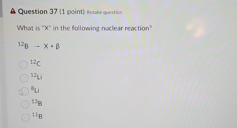 Solved A Question 37 (1 ﻿point) ﻿Retake questionWhat is | Chegg.com