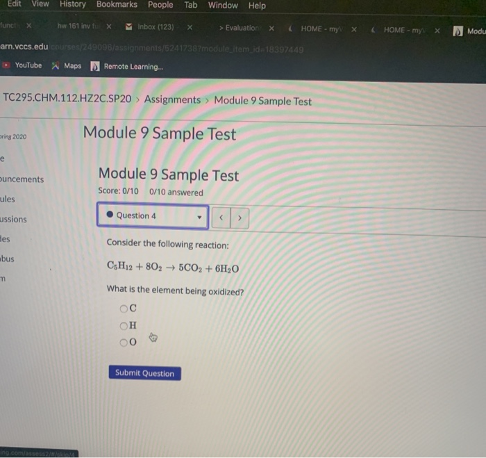 Solved Module 9 Sample Test Score: 0/100/10 answered | Chegg.com