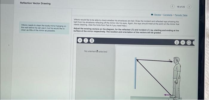 Solved Reflection Vector Drawing