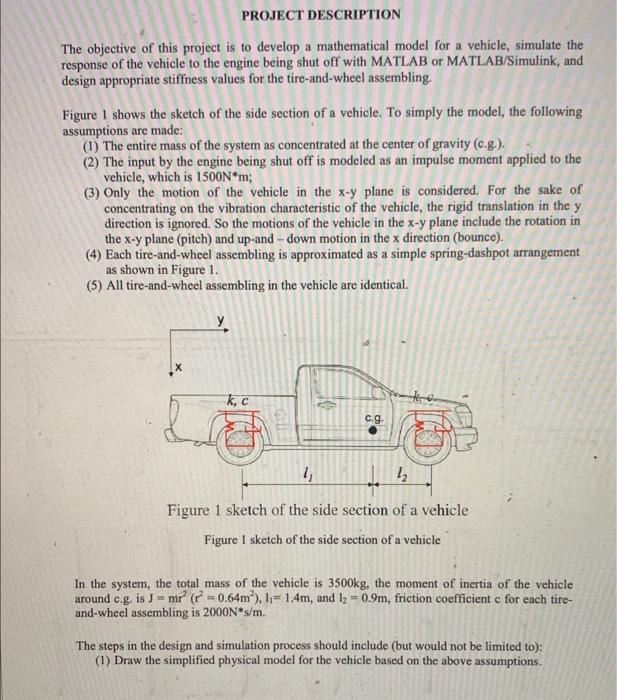 Solved PROJECT DESCRIPTION The objective of this project is | Chegg.com