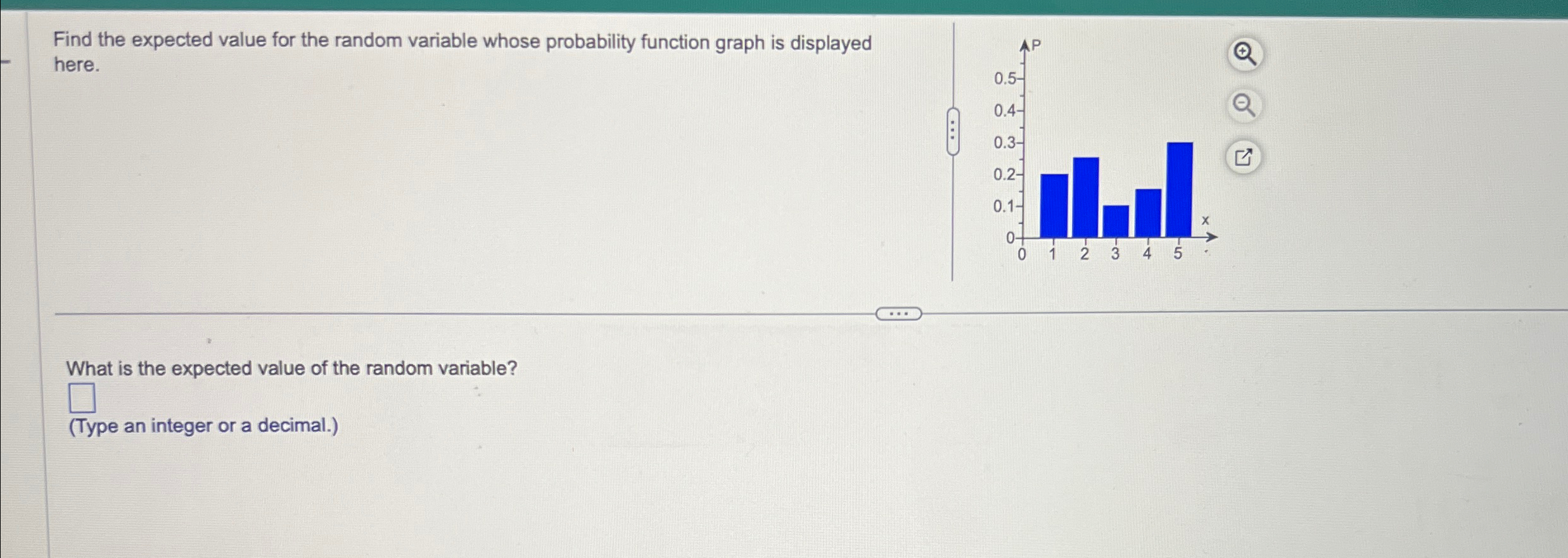 HELP ASSPFind the expected value for the random | Chegg.com