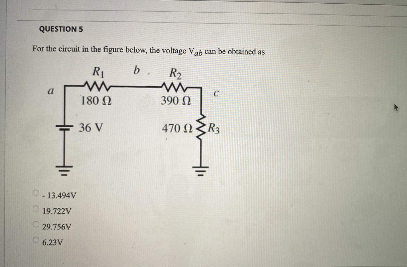 Solved Simplifying the circuit in the figure below, the | Chegg.com