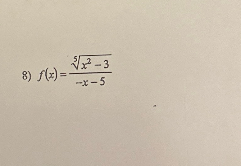 Solved Differentiate by using chain rule:f(x)=x2-35-x-5 | Chegg.com