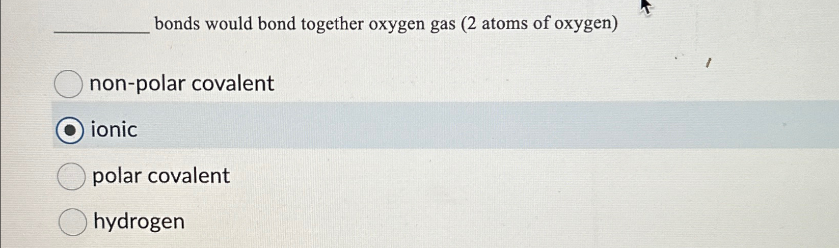 Solved bonds would bond together oxygen gas (2 ﻿atoms of | Chegg.com