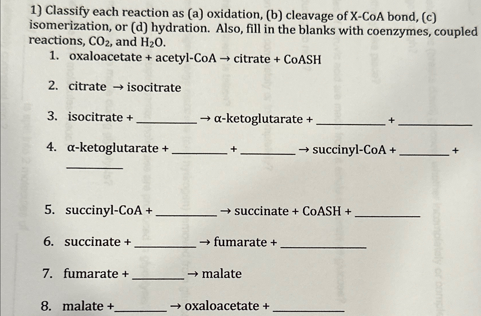 Classify each reaction as (a) ﻿oxidation, (b) | Chegg.com