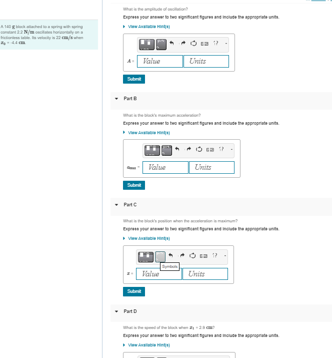 Solved The motion of a particle is given by | Chegg.com
