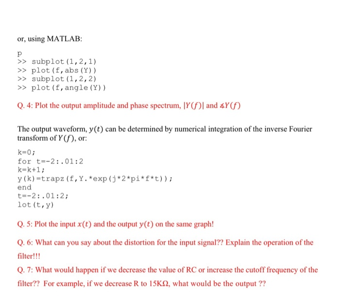 Solved Assign. 2: Analysis of Linear Systems and Filters | Chegg.com