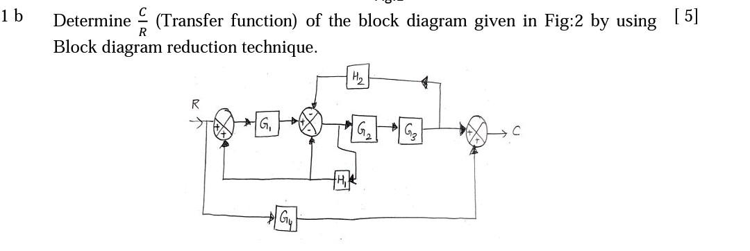 Solved 1 b [5] R Determine