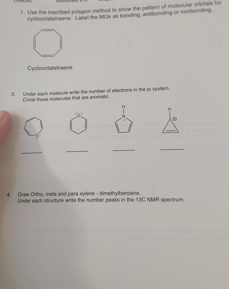 Solved Wor 1. Use the inscribed polygon method to show the | Chegg.com