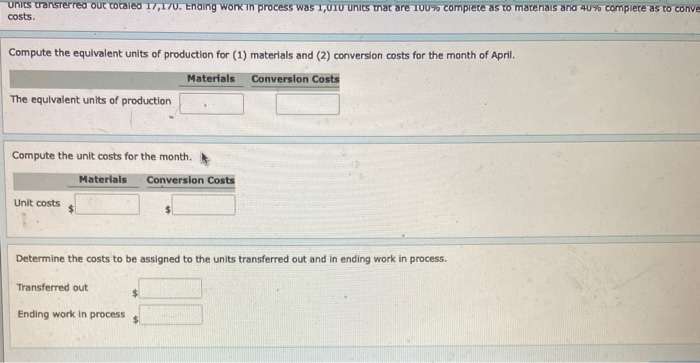Solved Exercise 3-8 (Video) The Blending Department of | Chegg.com