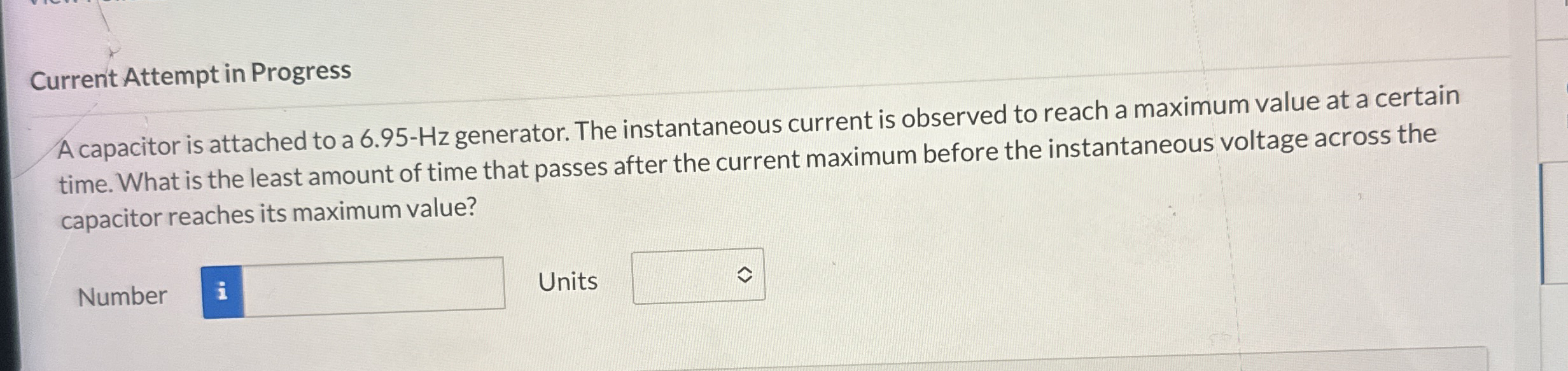Solved Current Attempt in Progress time. What is the least | Chegg.com