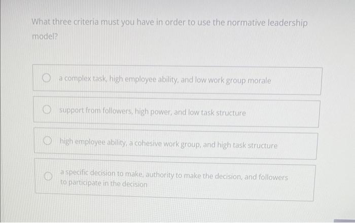 What three criteria must you have in order to use the | Chegg.com