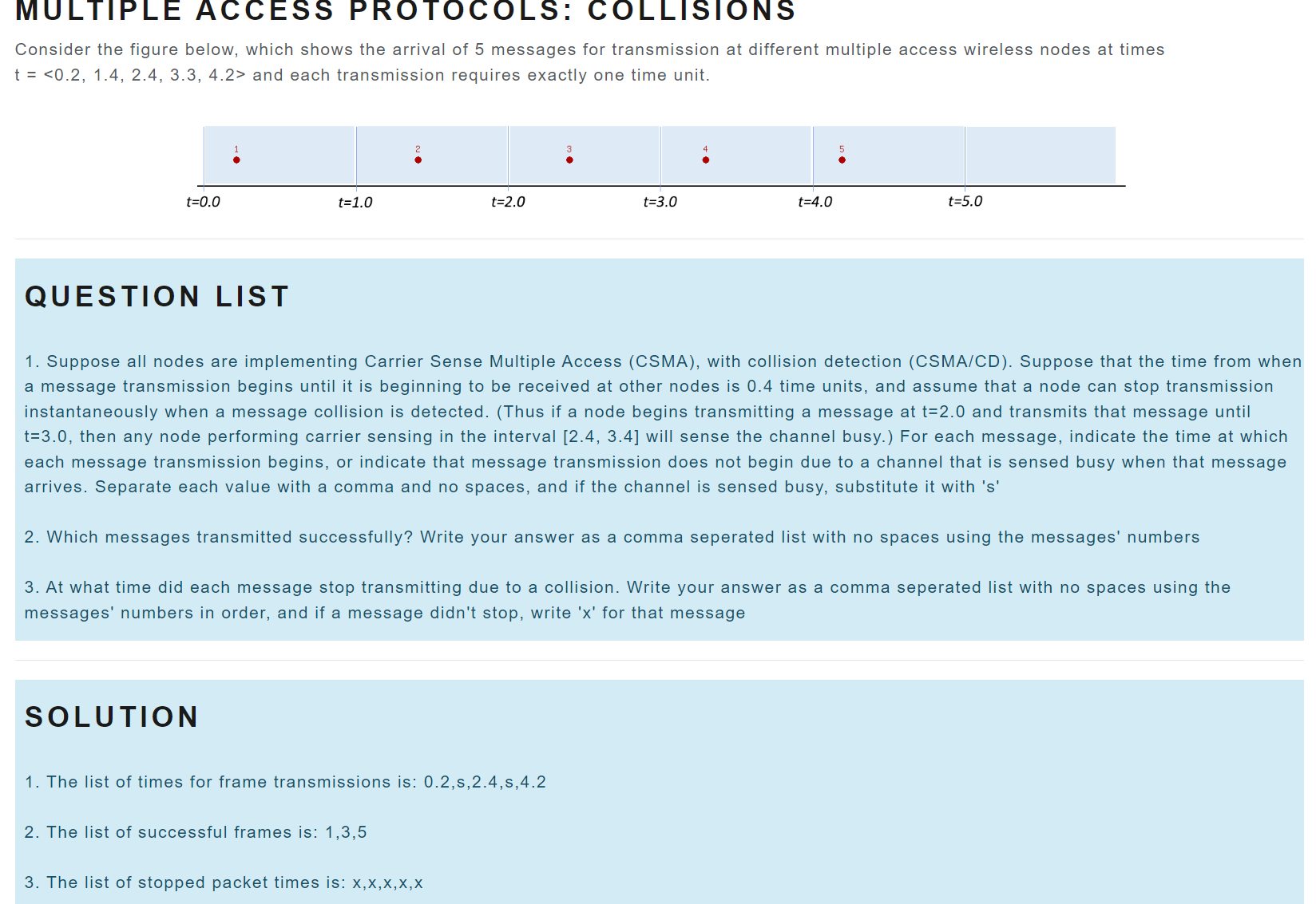 Solved MULTIPLE ACCESS PROTOCOLS: COLLISIONSConsider the | Chegg.com