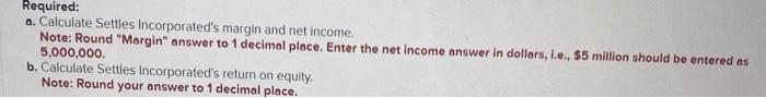 Solved Exercise 3-16 (Algo) Calculate margin, net income, | Chegg.com