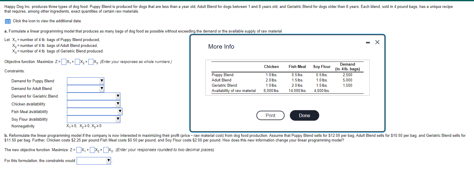 Solved The new objective function: Maximize: | Chegg.com