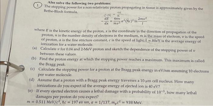 Solved Also solve the following two problems: 1. The | Chegg.com
