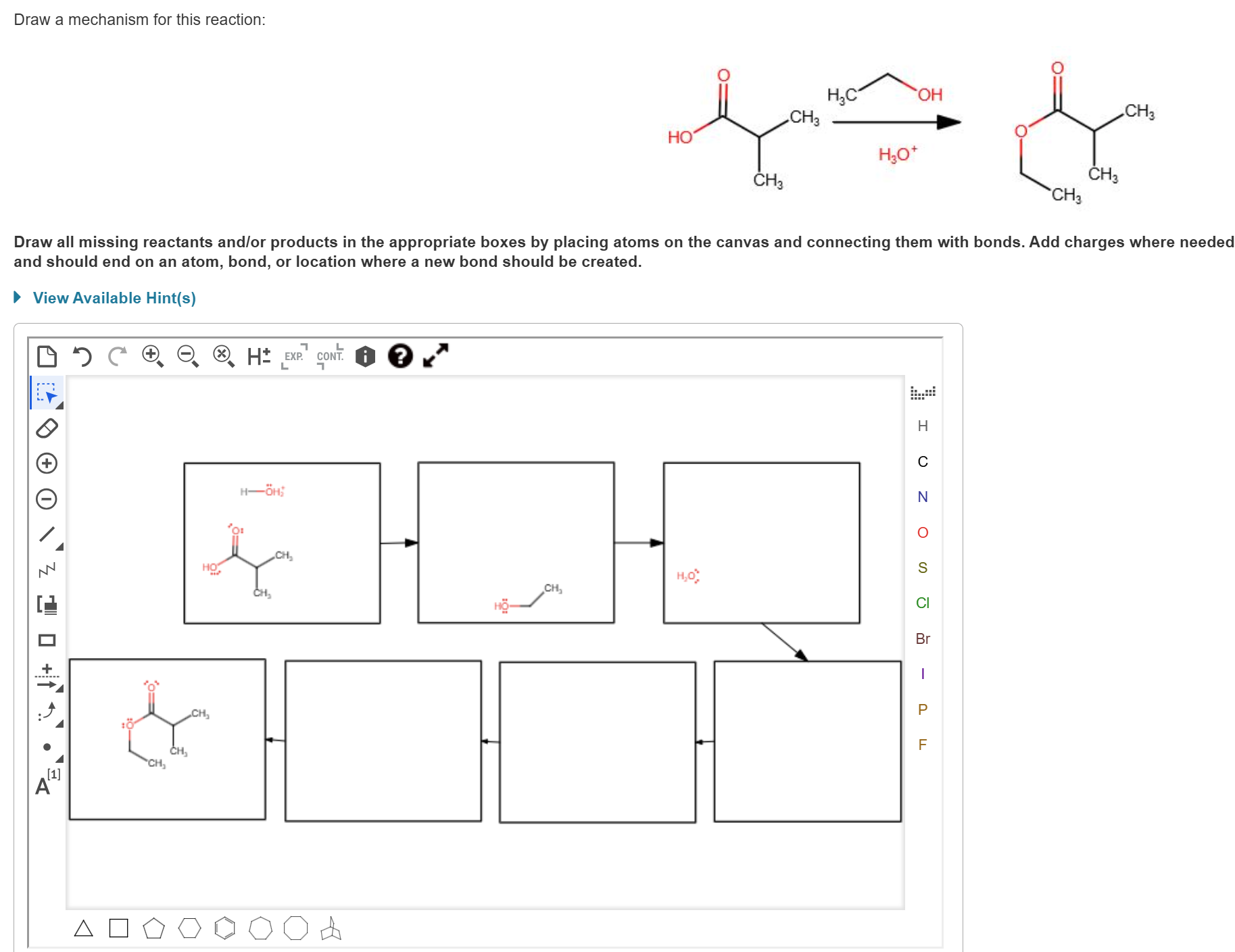 Solved Draw a mechanism for this reaction:Draw all missing | Chegg.com