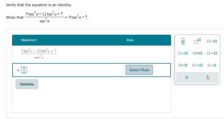 Solved Verify that the equation is an identity.Show that | Chegg.com