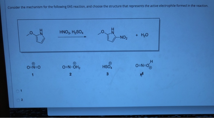 Solved Consider the mechanism for the following EAS | Chegg.com