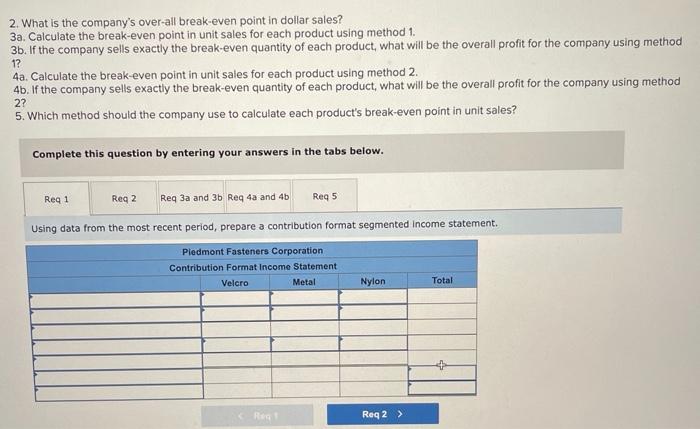 Solved Book Piedmont Fasteners Corporation makes three | Chegg.com