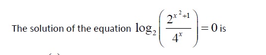 Solved The solution of the equation log2(2x2+14x)=0 ﻿is | Chegg.com