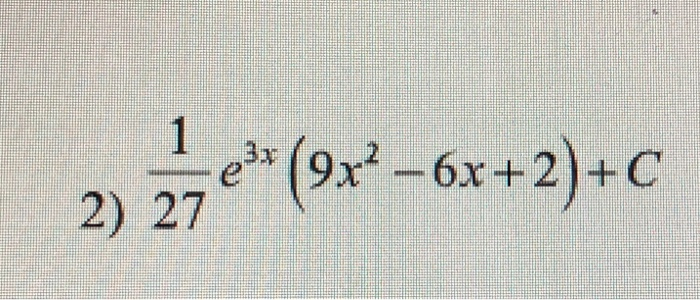 Solved This is a calc 2 problem. Please show the steps | Chegg.com