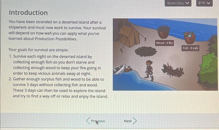 Solved Introduction You have been stranded on a deserted | Chegg.com