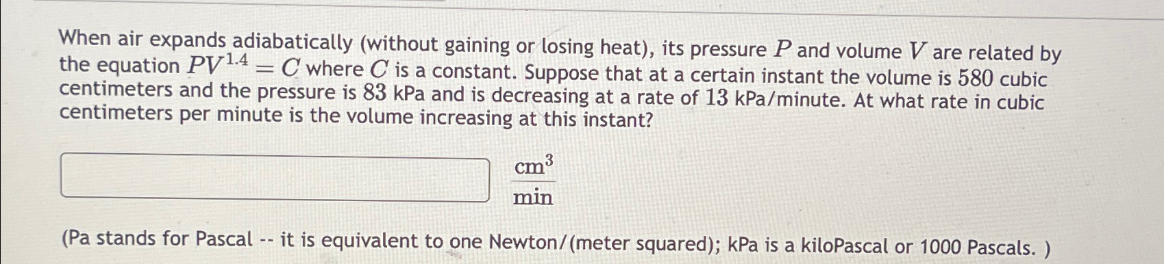 Solved When air expands adiabatically (without gaining or | Chegg.com