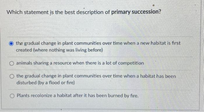 Solved Which statement is the best description of primary | Chegg.com