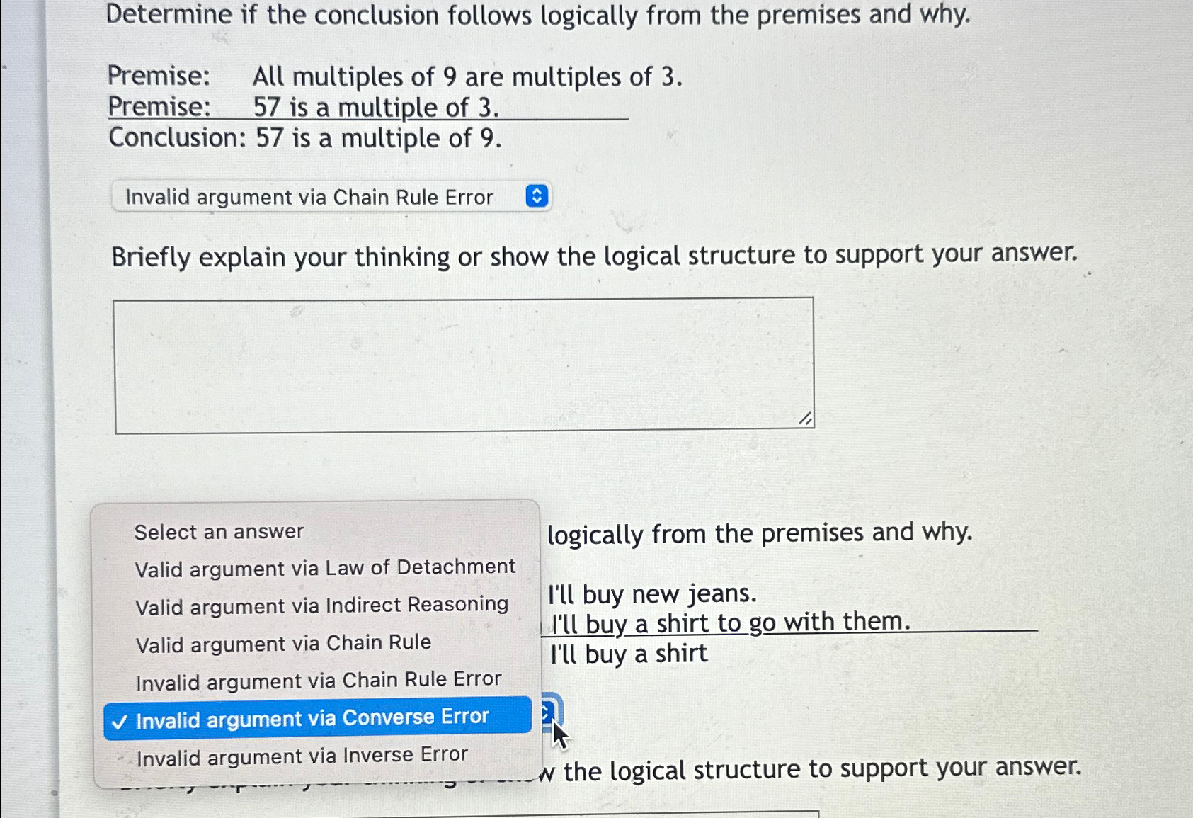 Solved Determine if the conclusion follows logically from | Chegg.com