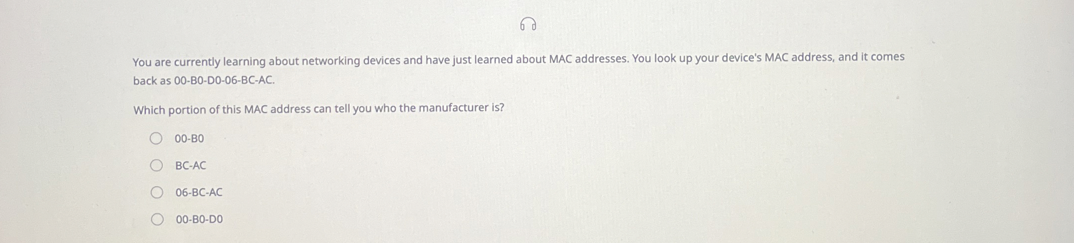 Solved You are currently learning about networking devices | Chegg.com