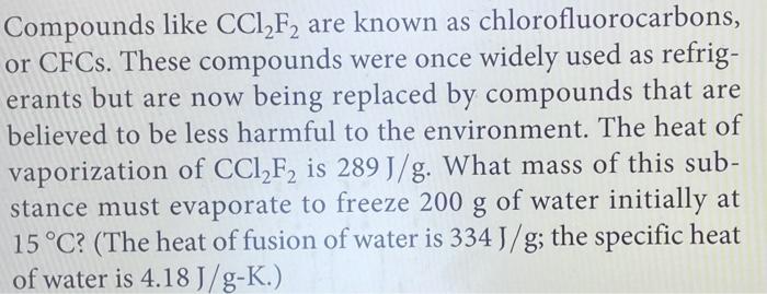 Solved Compounds like CCl2 F2 are known as | Chegg.com