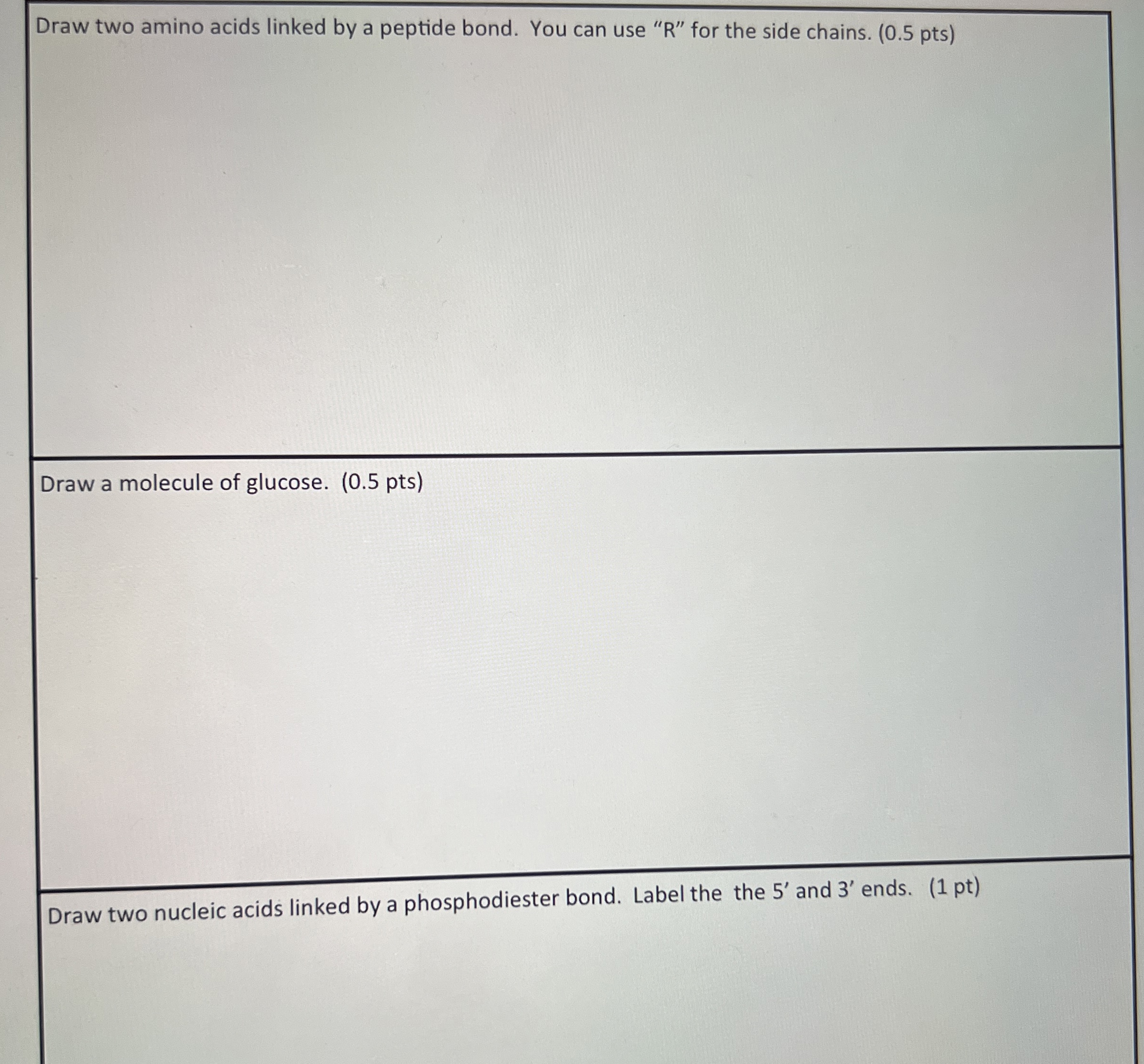 Solved Draw two amino acids linked by a peptide bond. You | Chegg.com