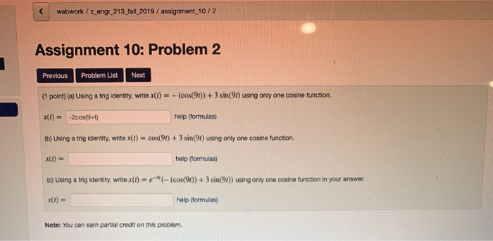 Solved pls answer in a format that can be put into webwork | Chegg.com