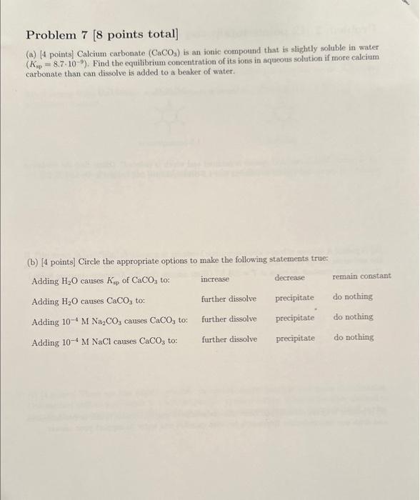 Solved Problem 7 [8 points total] (a) \\( \\left[4\\right. | Chegg.com