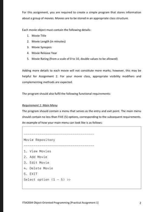 Solved This is a continuation of Practical Assignment 1; you | Chegg.com