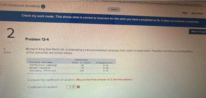Solved 253A%252F252Fimartheducation.com Ch13 Homework | Chegg.com