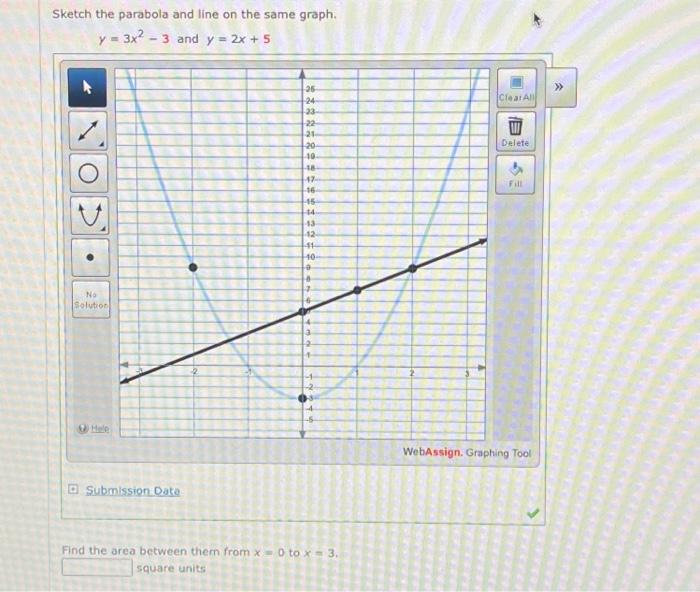 Solved Sketch the parabola and line on the same graph. | Chegg.com