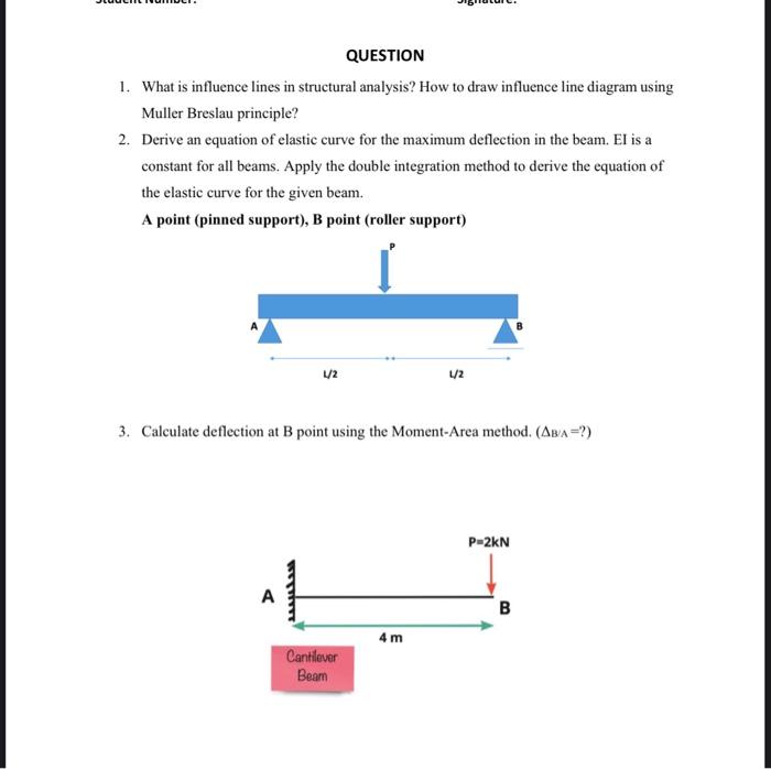 [Solved]: subject: structural Analysis QUESTION 1. Wha
