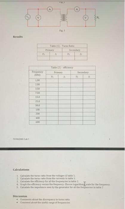 Solved Procedure 1. Open Multisim and choose the transformer | Chegg.com