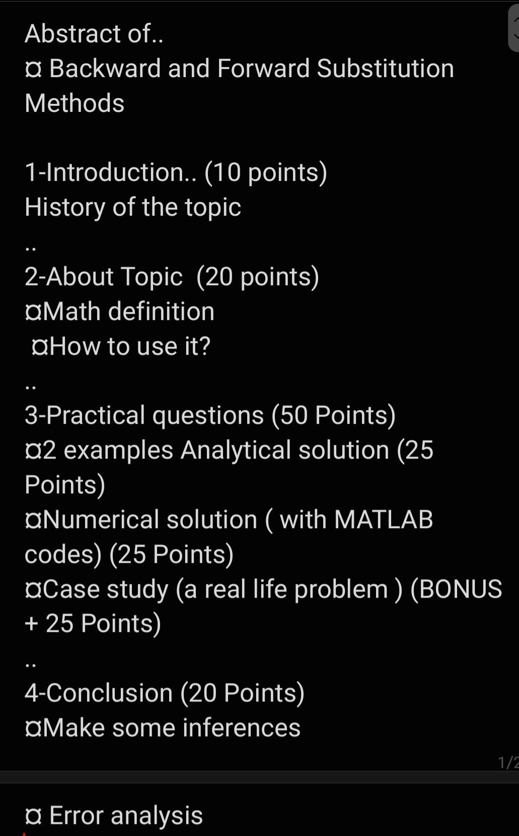 Solved Abstract of.. a Backward and Forward Substitution | Chegg.com