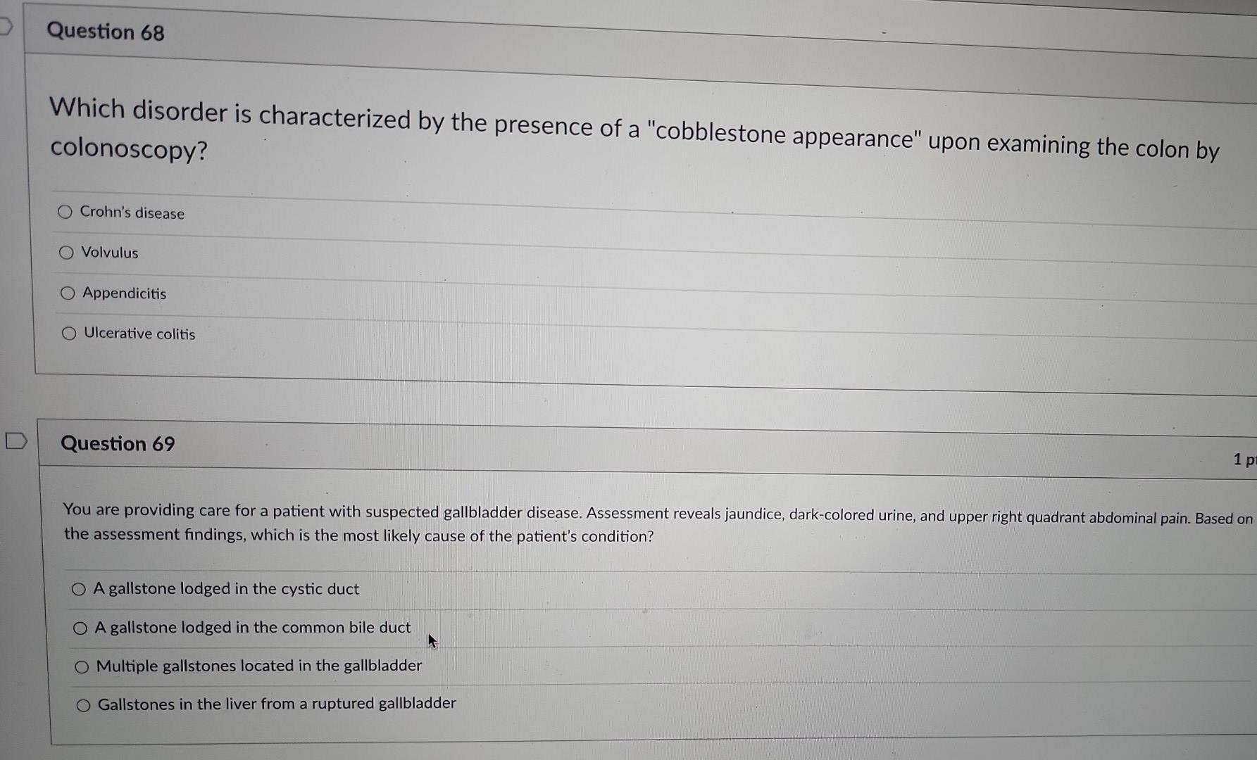 Solved Question 68 Which disorder is characterized by the | Chegg.com