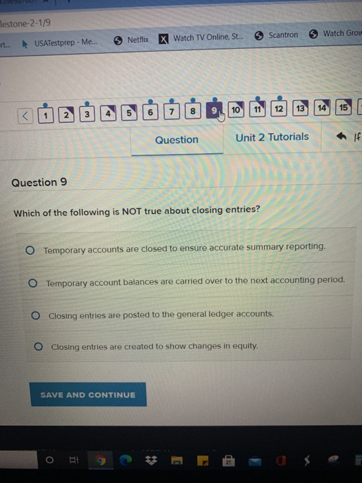 Solved lestone-2-1/9 Scantron Watch Grove Netflix Watch TV | Chegg.com