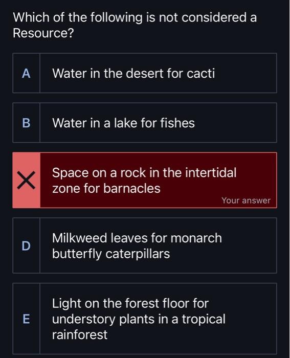 Solved Which of the following is not considered a Resource? | Chegg.com