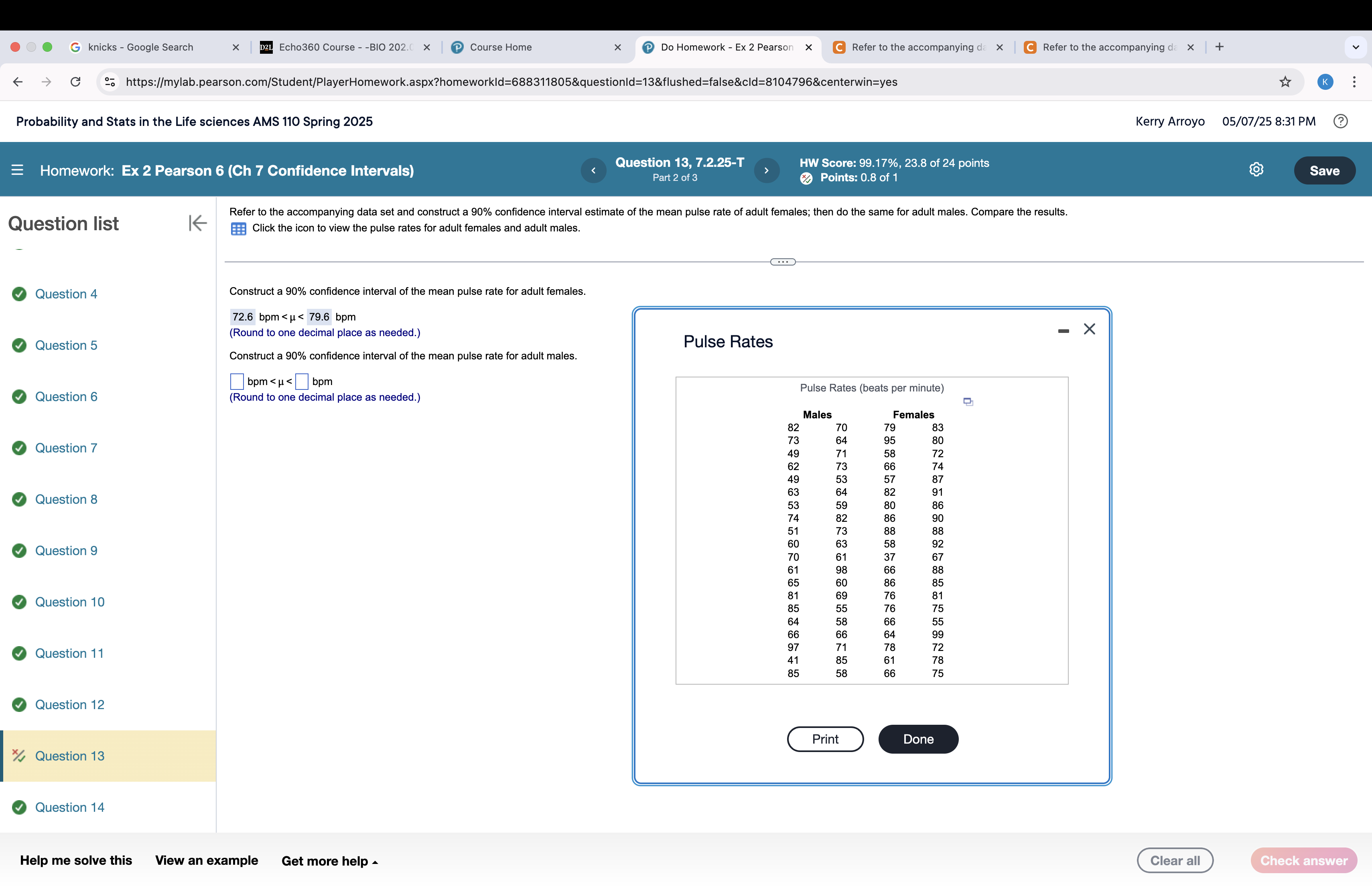 Refer to the accompanying data set and construct | Chegg.com