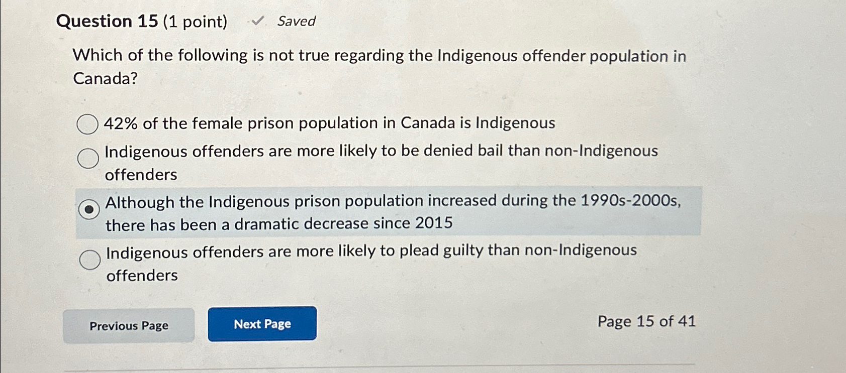 Solved Question 15 (1 ﻿point) ﻿SavedWhich of the following | Chegg.com
